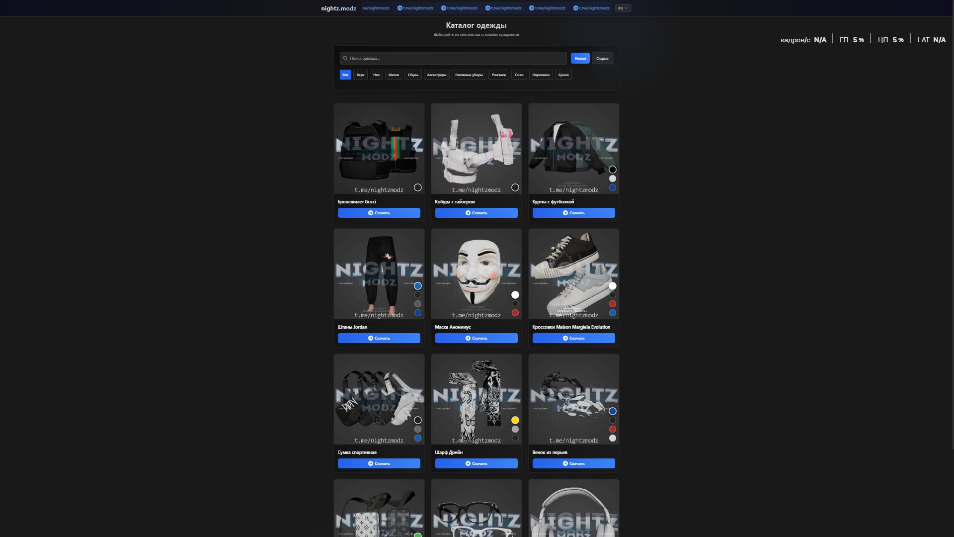 Telegram-канал "nightz.modz" — @nightzmodz — TGStat